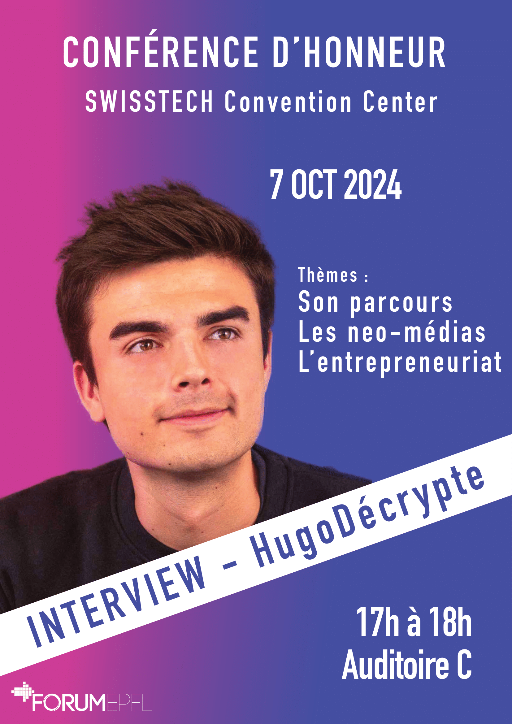 Forum EPFL Honorary Conference - Get Inspired!